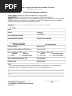OJT Form | PDF