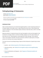 Beta-Thalassemia - GeneReviews® - NCBI Bookshelf | PDF