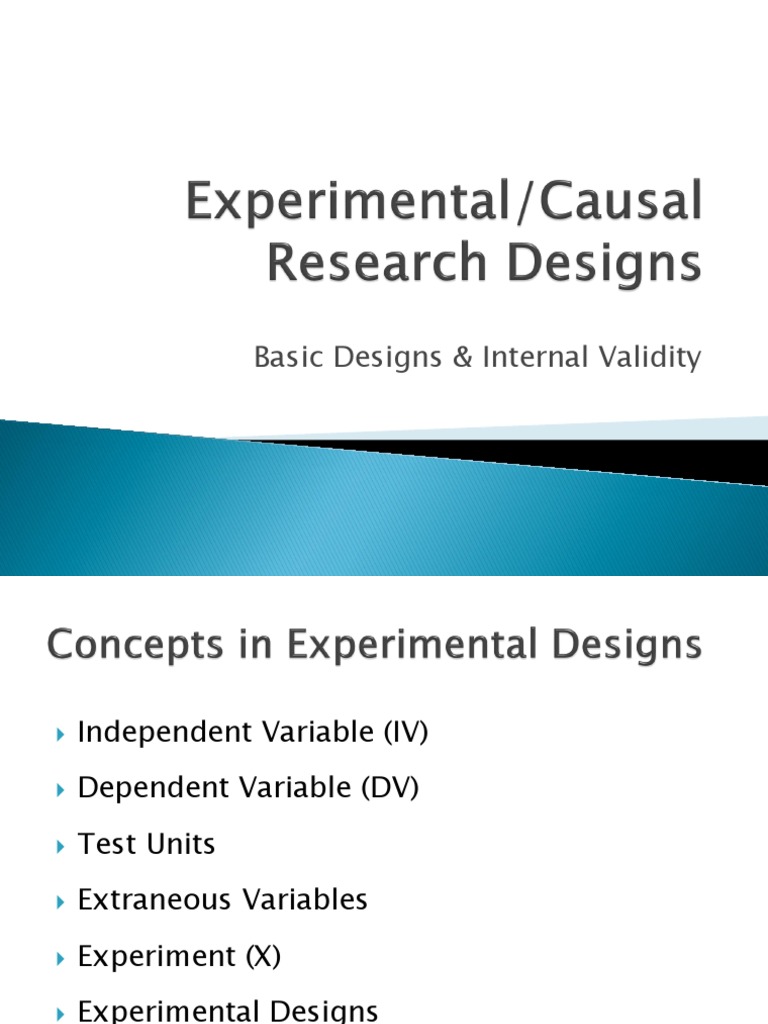 Causal Research Design Fundamentals | PDF