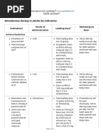 Amiodarone Infusion Protocol Guide | PDF | Intravenous Therapy | Health ...
