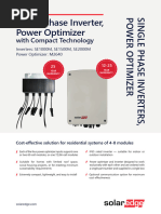 SolarEdge S1000/S1200 Optimizer Guide | PDF | Photovoltaics | Solar Panel