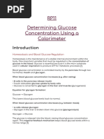 Glucose Calibration Curve Practical 11 | PDF | Calibration | Glucose