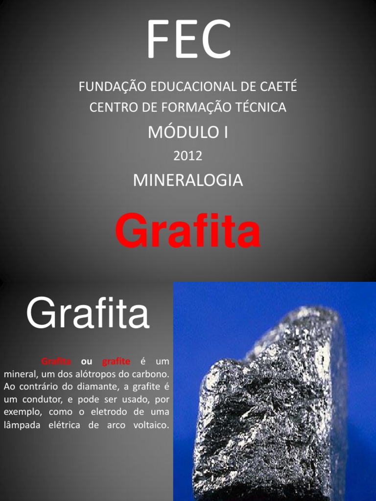 Grafita | PDF | Grafite | Química