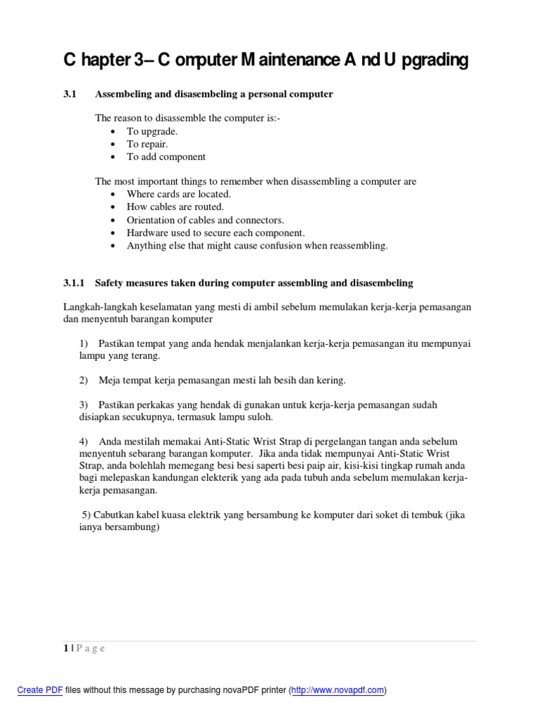 Computer Maintenance and Upgrading | PDF | Web Browser | Antivirus Software