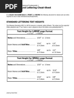 Architectural and Engineering Sheet Sizes | PDF