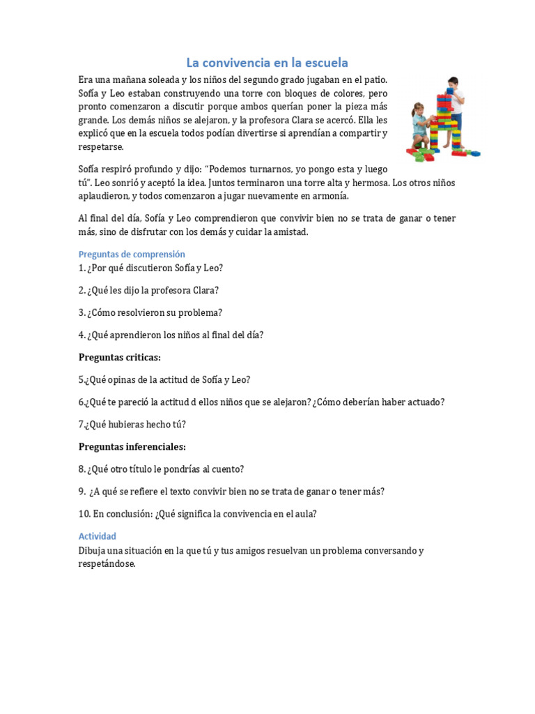 Ficha de Plan Lector (4) | PDF