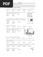 Gauss Contest Grade 7 Details 2025 | PDF | Number Theory | Arithmetic