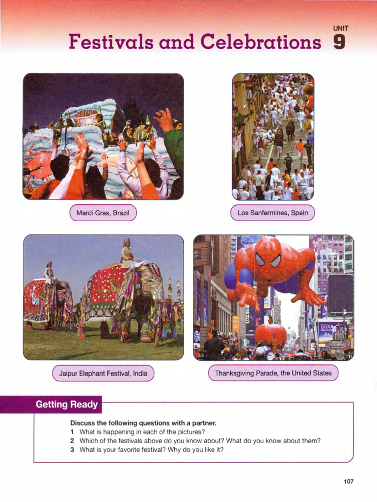 Festivals and Celebrations | PDF | Carnival | Observances