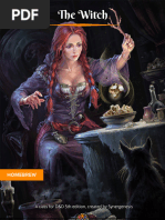 D&D 5E Witch Class Overview | PDF | Witchcraft