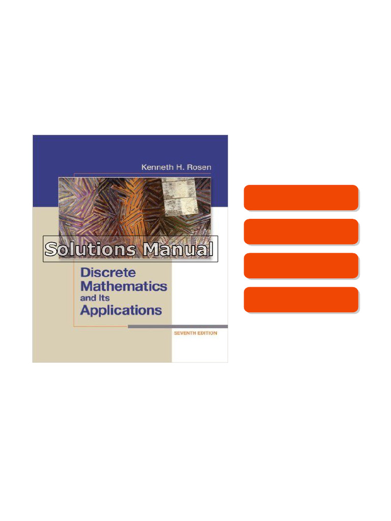 Unlock Discrete Mathematics and Its Applications 7th Edition Rosen ...