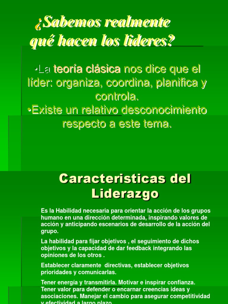 Caracteristicas y Tipos de Liderazgo | PDF | Liderazgo | Toma de decisiones