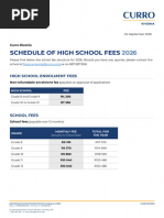 Acudeo College 2025 Fee Structure | PDF | Money | Payments