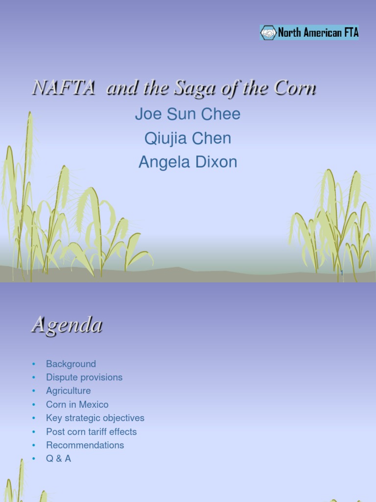 NAFTA's Impact on Mexican Corn Trade | PDF
