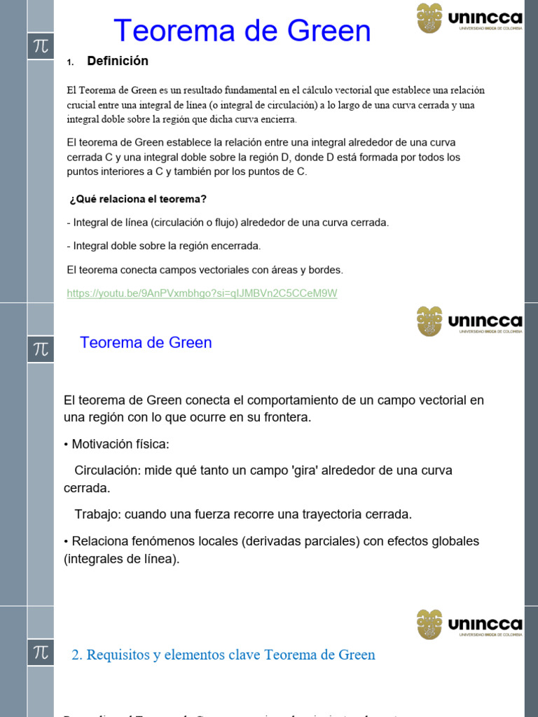 Teorema de Green Explicado | PDF