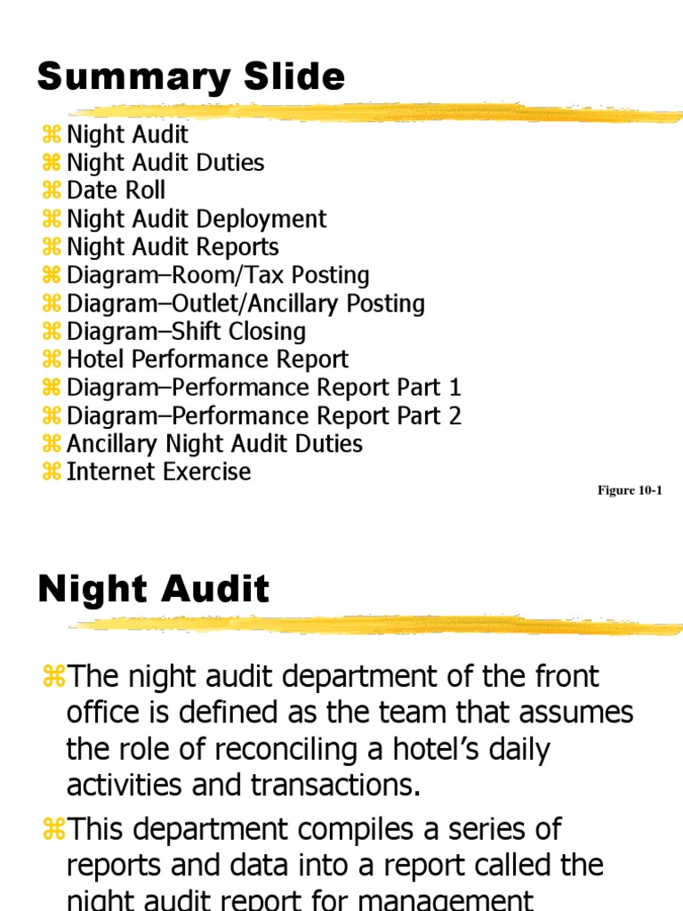 Night Audit | PDF | Business