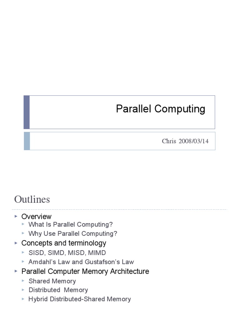 Sisd Pdf Parallel Computing Central Processing Unit