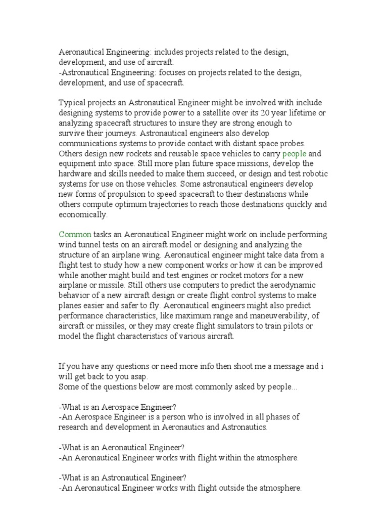 Aeronautical Engineering | PDF | Aerospace Engineering | Spacecraft