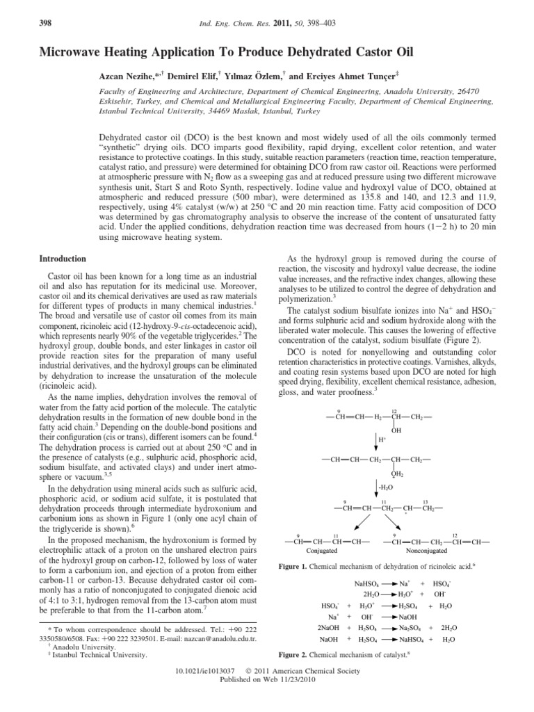 Castor Oil | PDF | Chemical Reactions | Titration