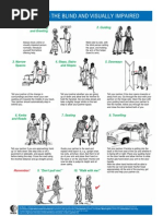 Sighted Guide Technique Overview | PDF | Visual Impairment | Hand