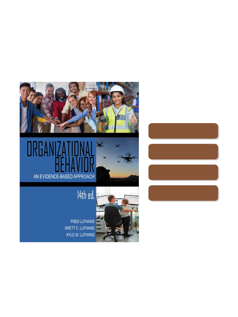 Access the Organizational Behavior An Evidence Based Approach 14th ...