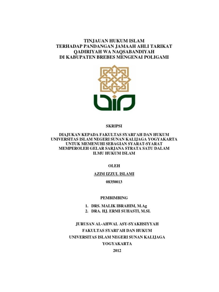 Skripsi Azim Lengkap With CV | PDF