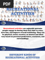 Types and Examples of Recreation Activities | PDF | Recreation | Sports
