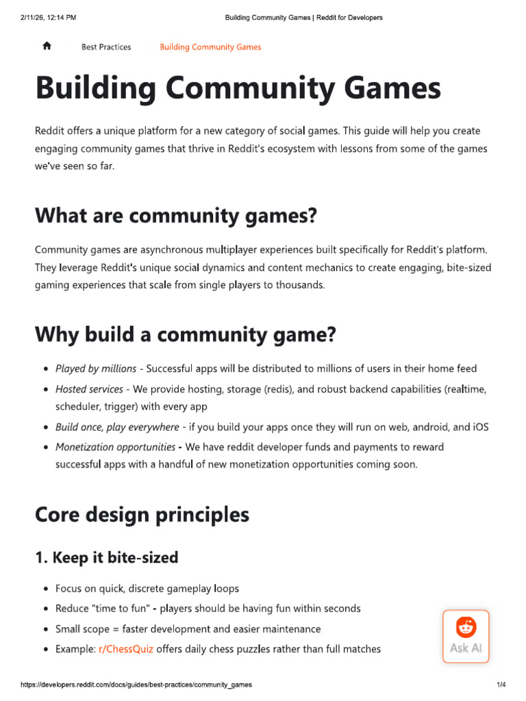 Building Community Games | PDF