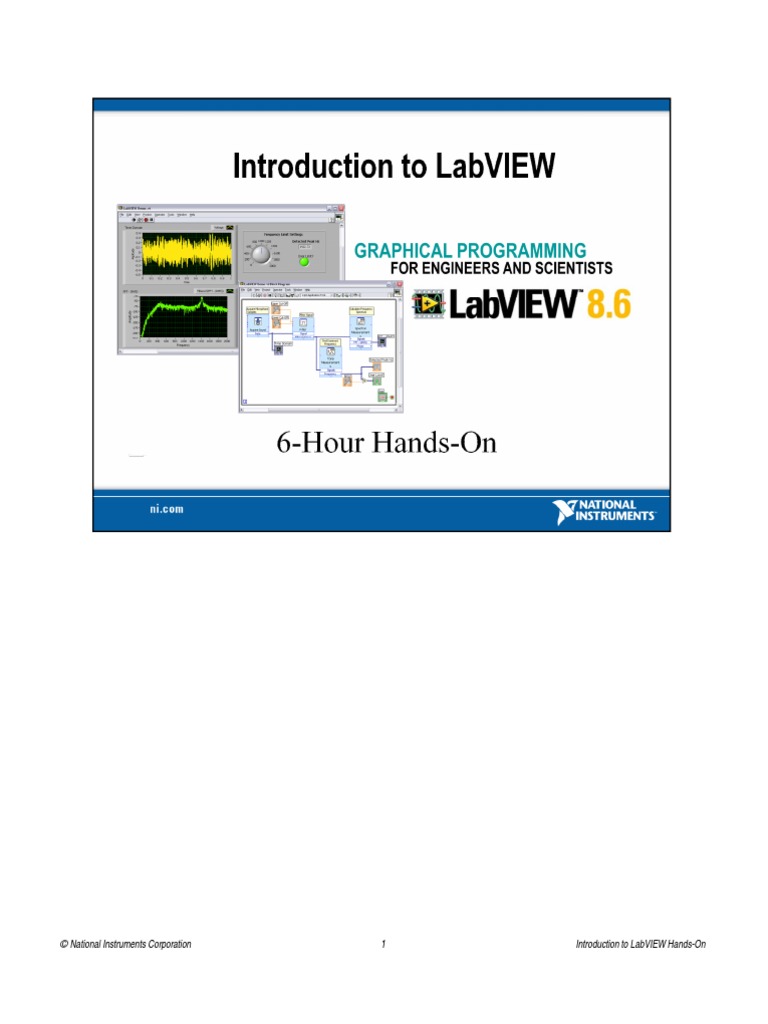 Introduction To LabVIEW 8.6 in 6 Hours | PDF | Art
