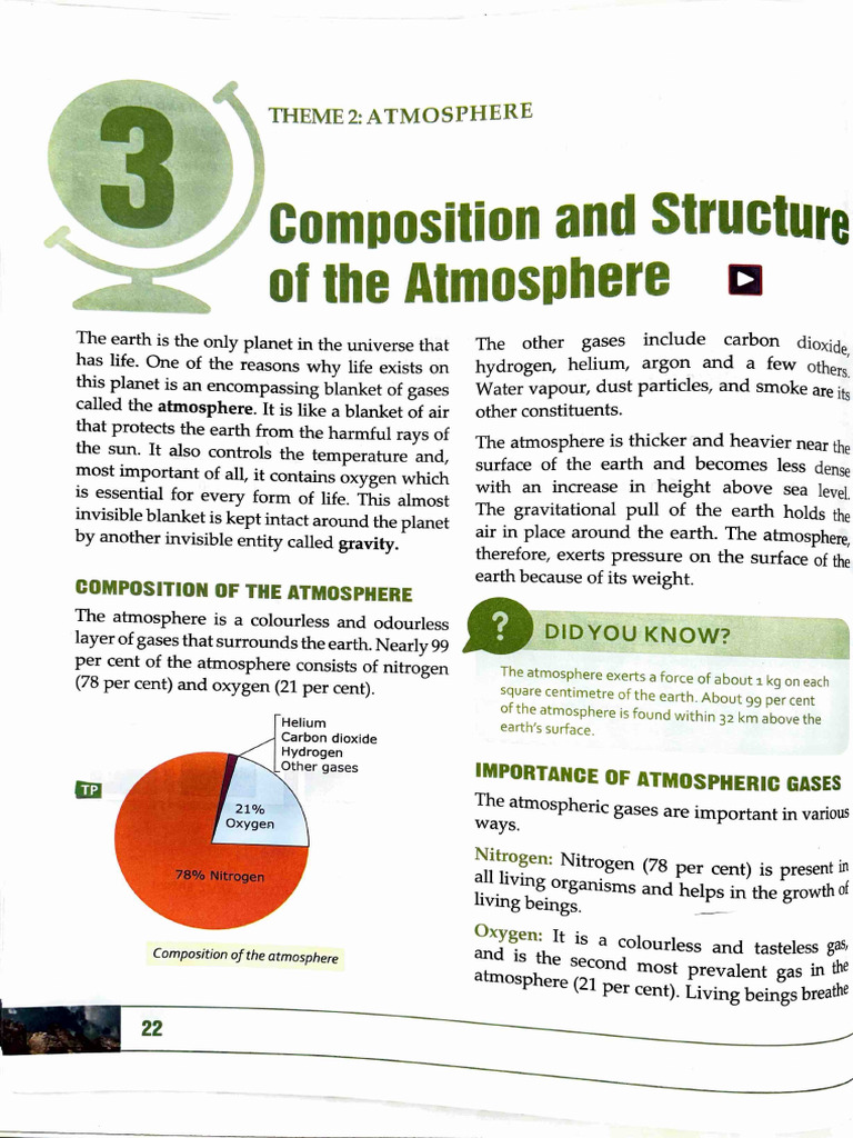 6_Composition & Structure of the Atmosphere | PDF | Atmosphere Of Earth ...