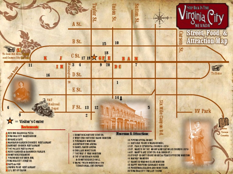 Map of Virginia City, NV | PDF
