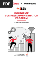 SIMA: Accredited Online DBA Programs | PDF | Master Of Business ...
