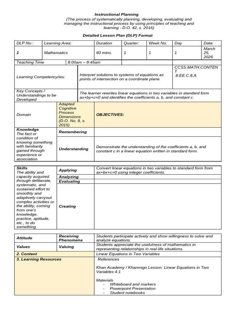 Group-5-Lesson-Plan-Template | PDF