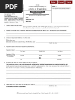Tennessee LLC Articles of Organization | PDF | Politics | Social Science