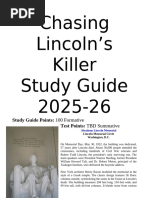 Chapter Questions on Lincoln's Assassination | PDF | John Wilkes Booth