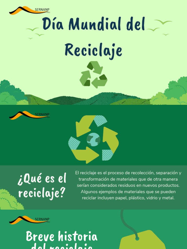 Día Mundial Del Reciclaje | PDF | Reciclaje | Residuos