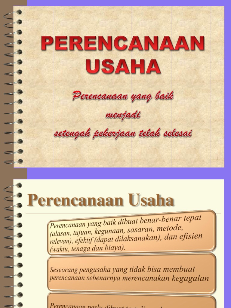 Perencanaan Usaha | PDF