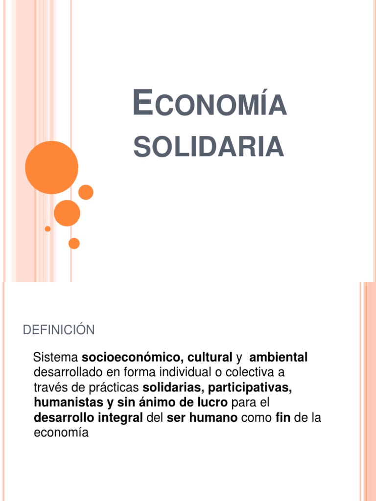 Economía Solidaria | PDF