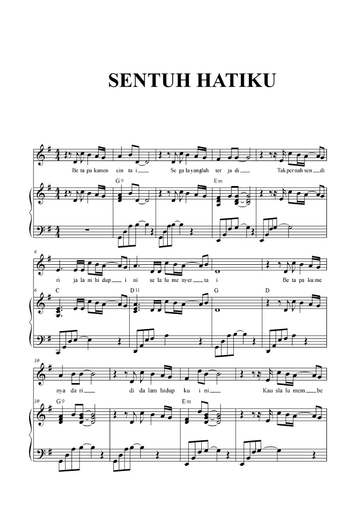 Sentuh Hatiku | PDF