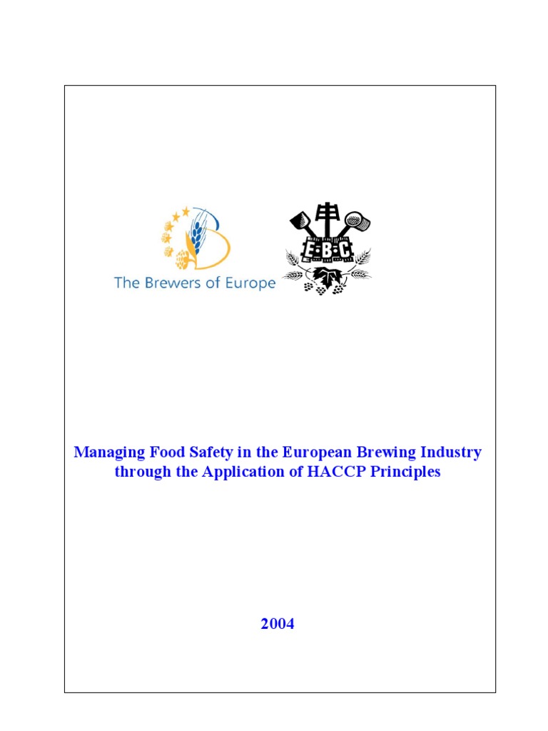 Managing Food Safety in The European Brewing Industry Through The ...