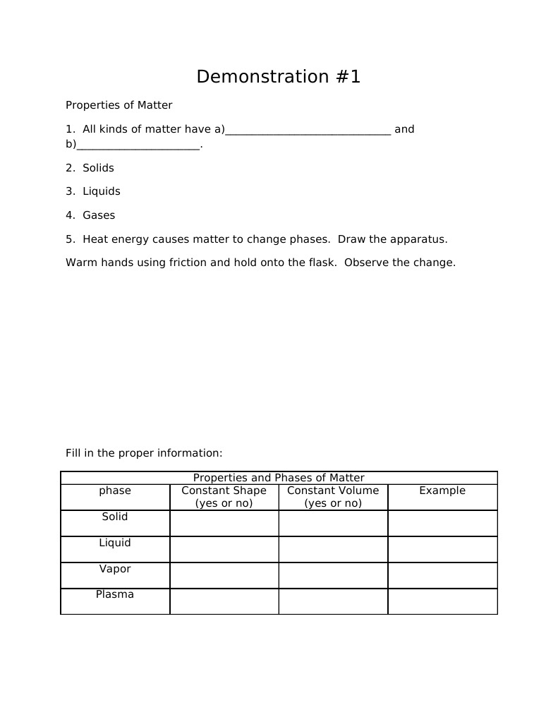 1 Demonstration | PDF | Science & Mathematics