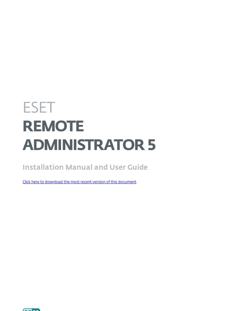 Remote Administrator 5: Installation Manual and User Guide | PDF | Port (Computer Networking ...