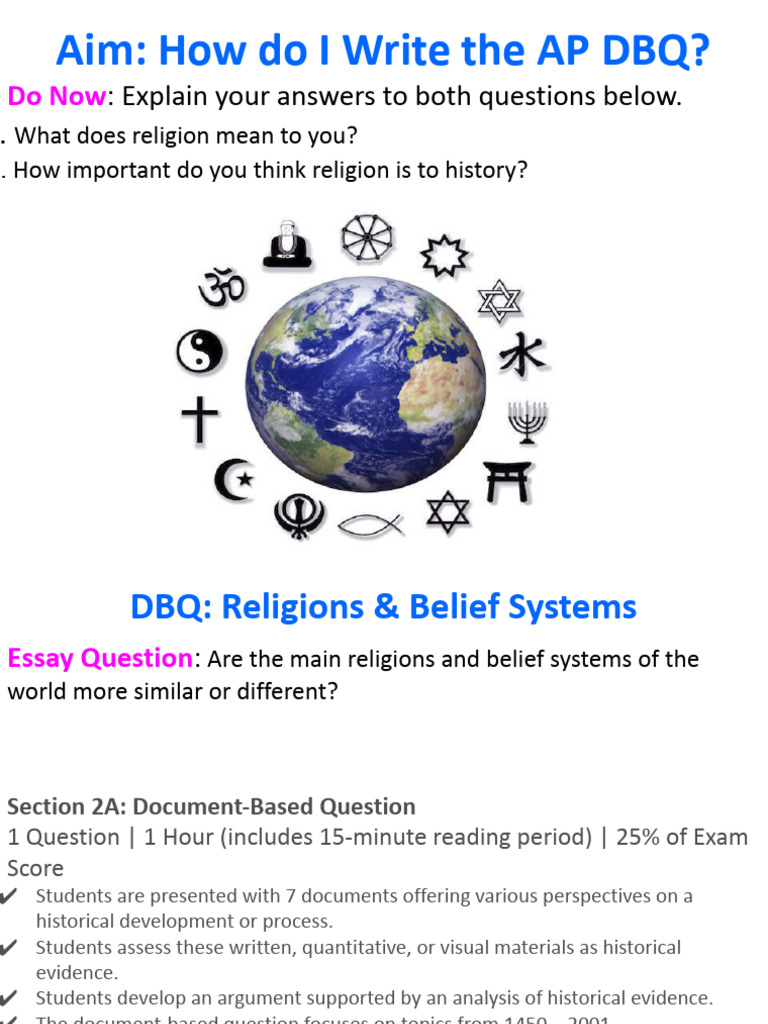 How to Write the AP World History DBQ | PDF | Moksha | Reincarnation