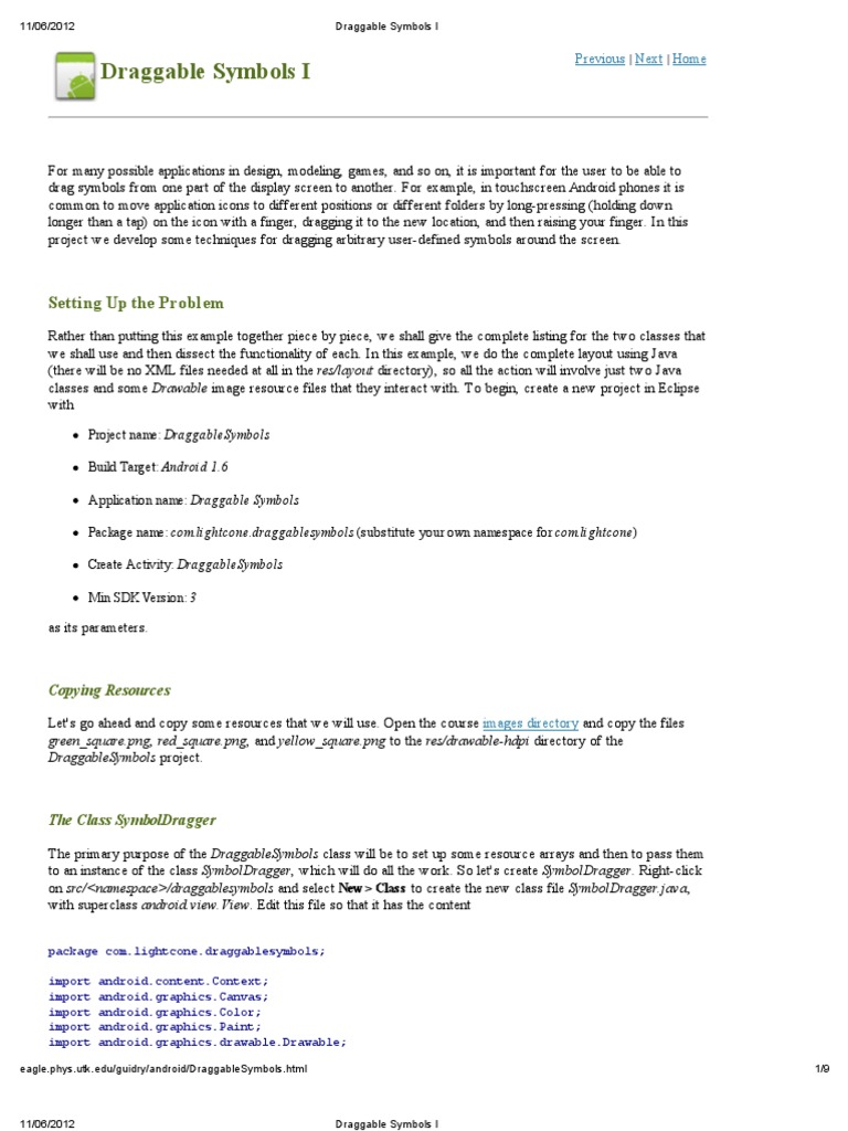 Draggable Symbols: Creating Classes to Allow Dragging of User-Defined ...