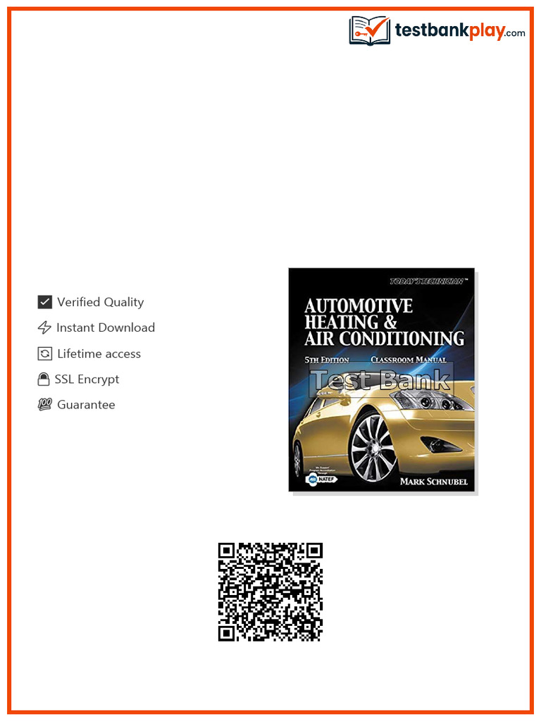 Today's Technician Automotive Heating Air Conditioning Classroom Manual ...