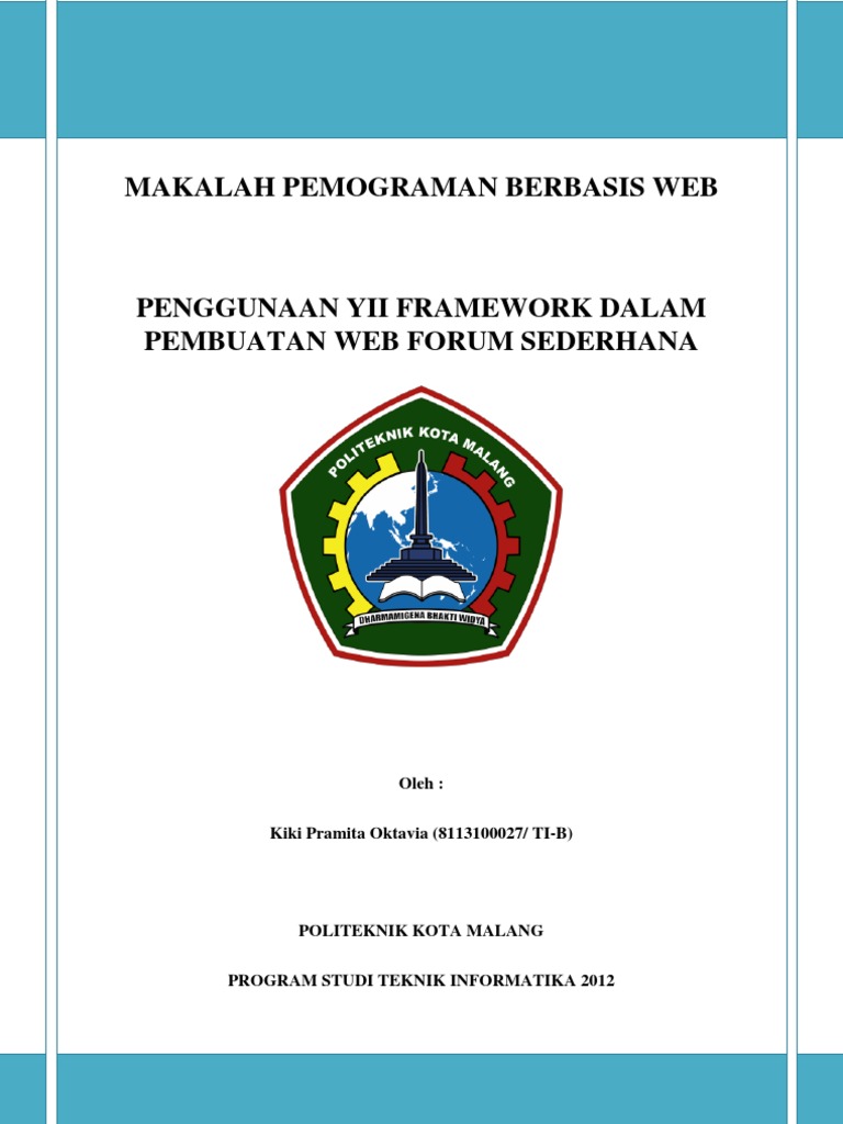 Makalah Framework Yii Kiki | PDF