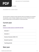 2026 UniSQ Trimester Calendar | PDF | Observances