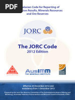 JORC Standards for Mineral Reporting | PDF | Business | Finance & Money ...