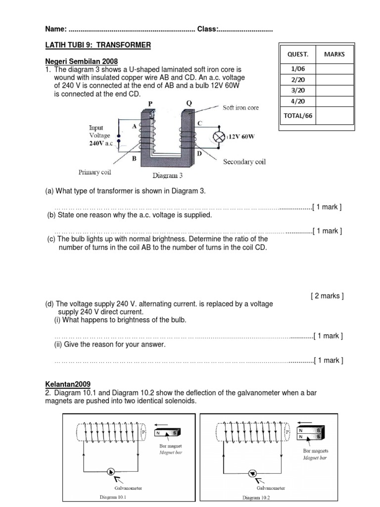 9 Transformer | PDF | Transformer | Inductor