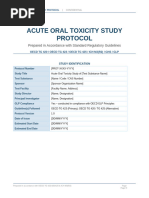 OECD TG 407: 28-Day Oral Toxicity Test | PDF | Toxicity | Dose ...