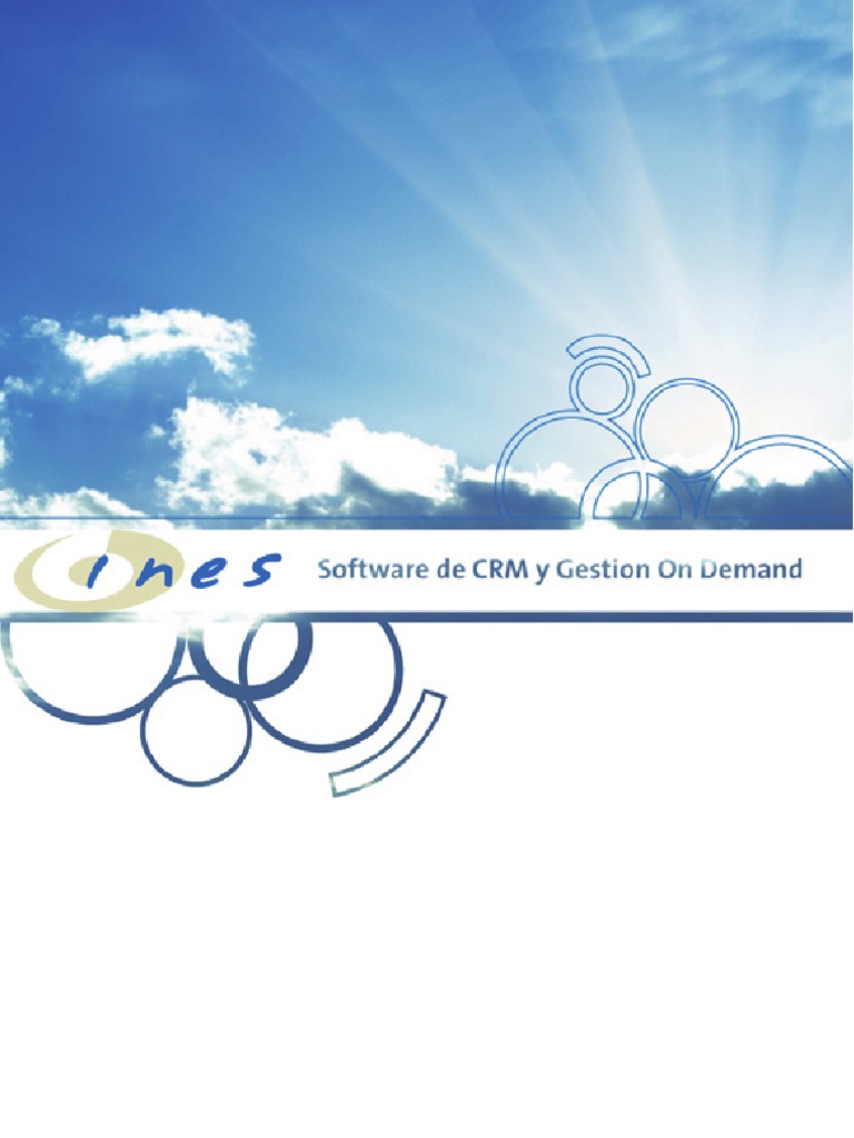 Ines CRM y Gestion On Demand | PDF | Plataforma como servicio | Gestión ...